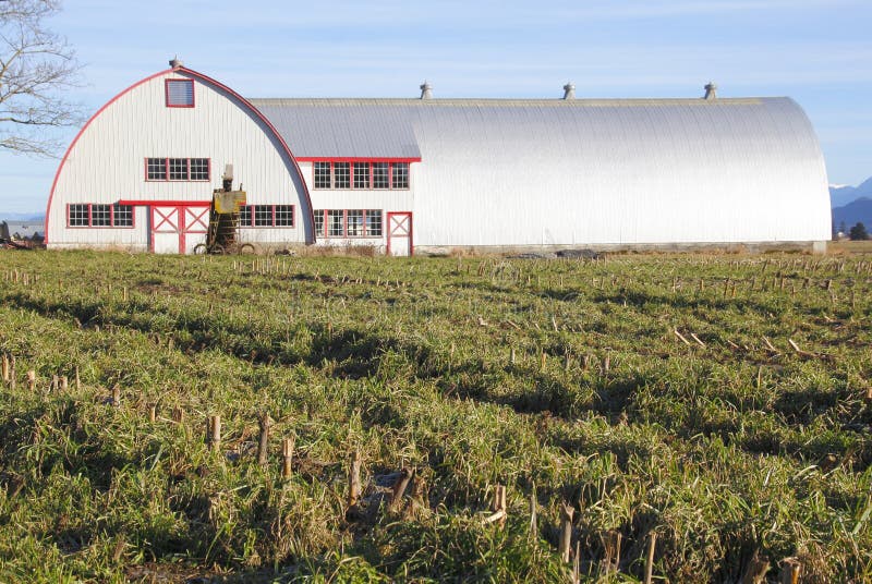 Modern Farm Building stock image. Image of valley, fraser - 16308913