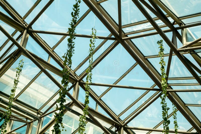 Modern Steel and Glass Structure Stock Photo - Image of estate, modern ...