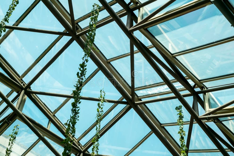 Modern Steel and Glass Structure Stock Photo - Image of design, finance ...