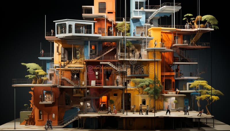 Modern Steel Machinery Working in a Construction Site, Building ...