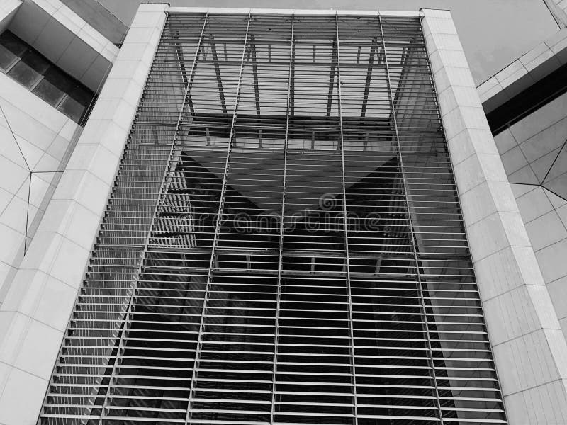 Modern Steel Structures Building. Chandigarh, Elante, Stock Image ...