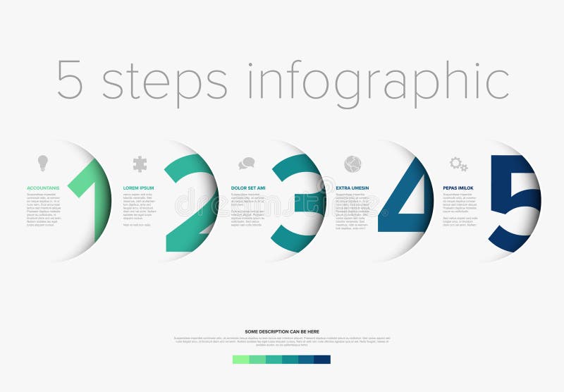 Modern Horizontal Infographic Timeline Report Stock Illustrations ...