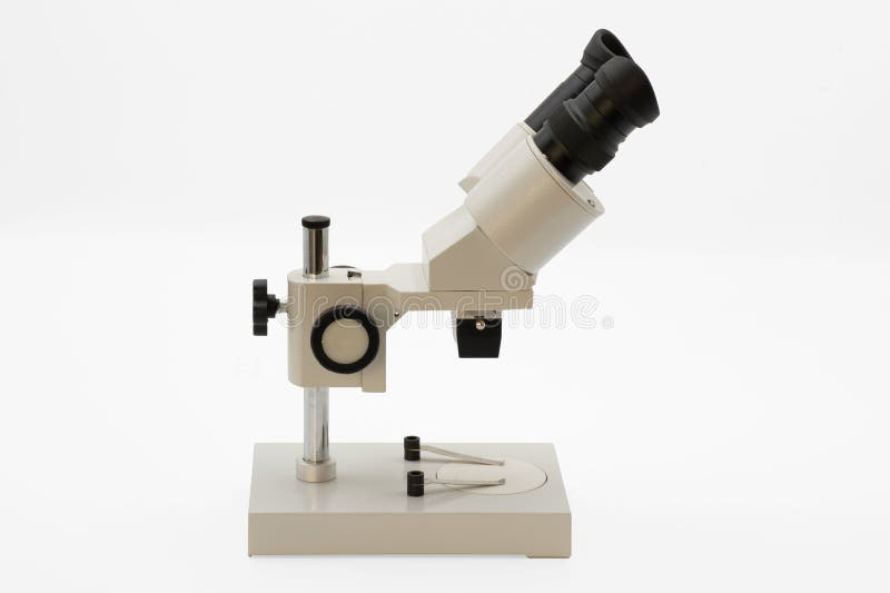 Modern Stereo Microscopes with Monitor Stock Photo - Image of monitor ...