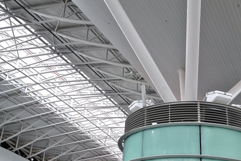 Modern Still and Glass Construction Stock Photo - Image of details ...