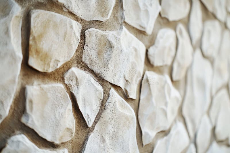 Modern Stone Cladding Creating a Textured Wall Design Stock Image ...