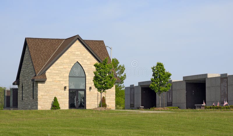 Modern Stone Mausoleum stock photo. Image of memory, monument - 11169350