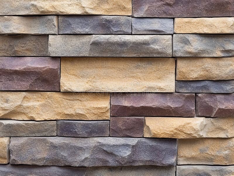 Brown Texture Stone Wall Facade