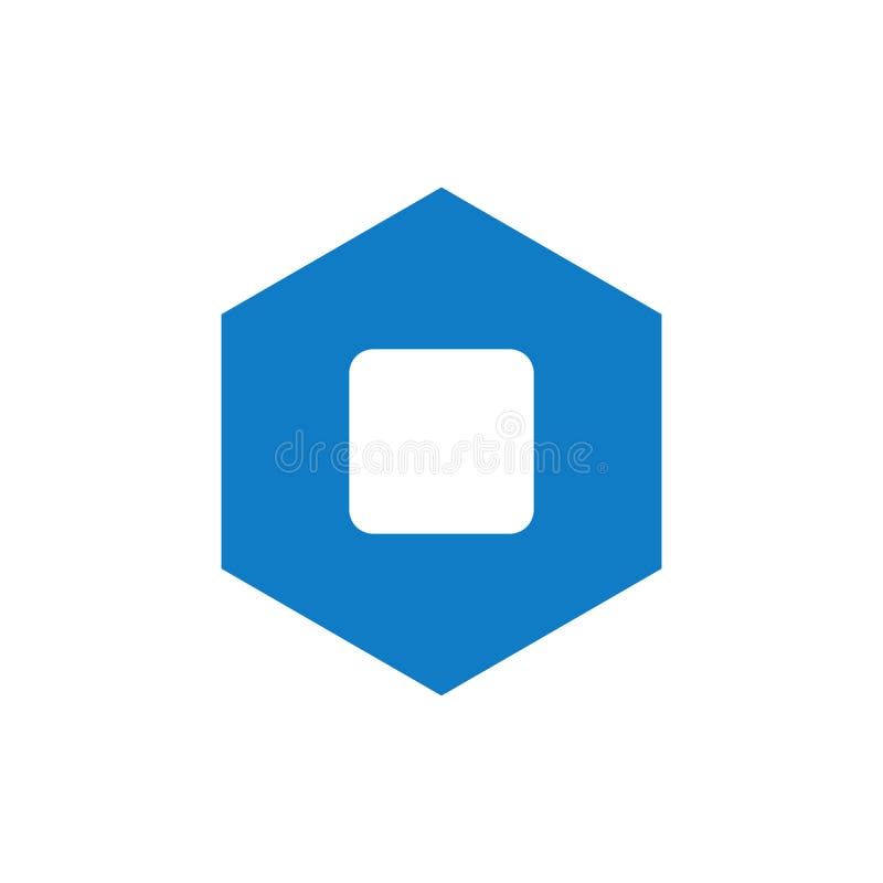 Modern Stop Icon Button Logo Stock Vector - Illustration of sign, music ...