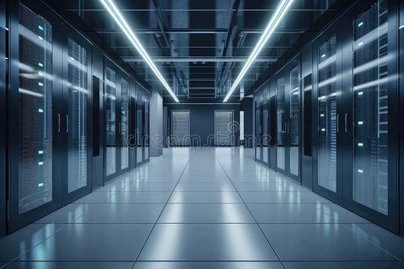 Modern Storage Data Center with Sleek and Futuristic Design, Featuring ... Modern Storage Data Center with Sleek and Futuristic Design, Featuring ...