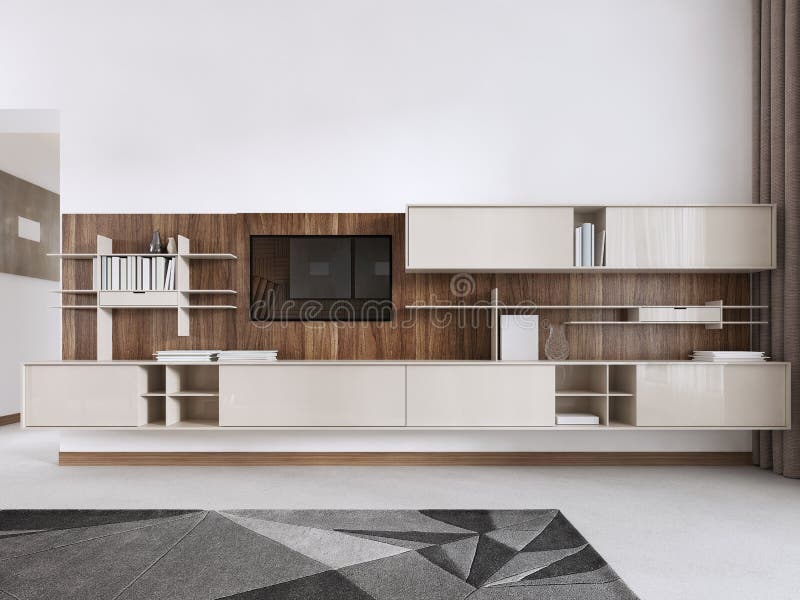 Multimedia room stock illustration. Illustration of display - 17120463