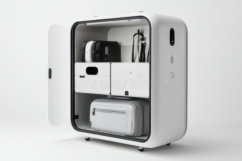 A Modern Storage Unit Showcasing Organized Compartments for Travel ...