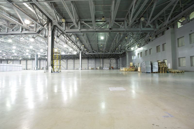 Modern storehouse stock image. Image of empty, goods - 14622665