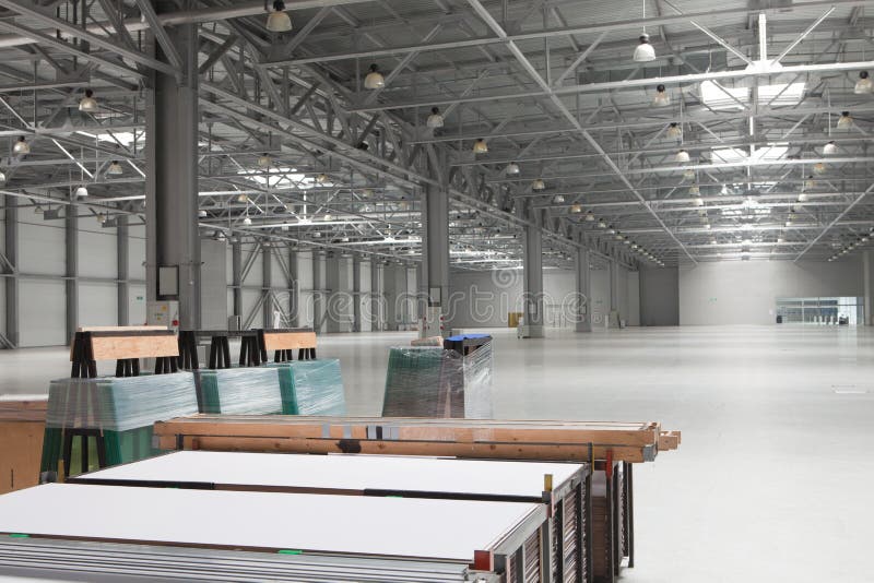 Modern storehouse stock photo. Image of storage, business - 13060068