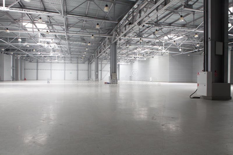 Empty storehouse stock photo. Image of environmental, construction ...
