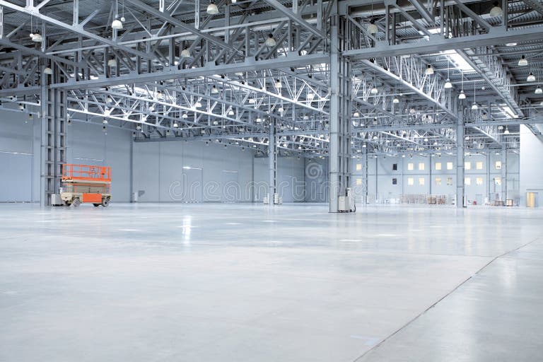 Modern storehouse stock photo. Image of business, space - 22100326