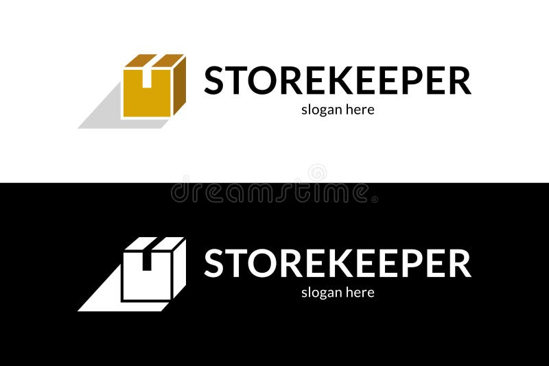 Storekeeper logo set stock vector. Illustration of clerk - 247211490