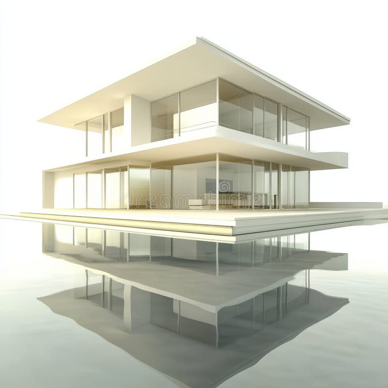 Modern and Streamlined Architectural Design with Clean, Minimalist ...