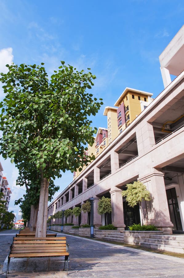 Modern street stock photo. Image of office, downtown - 25487752