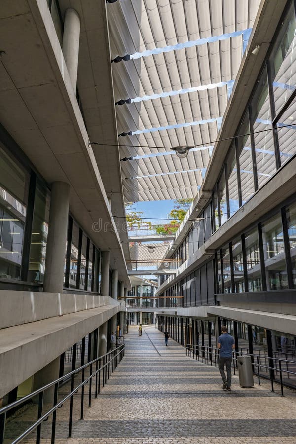 Modern Street Inside a Financial City Editorial Stock Photo - Image of ...