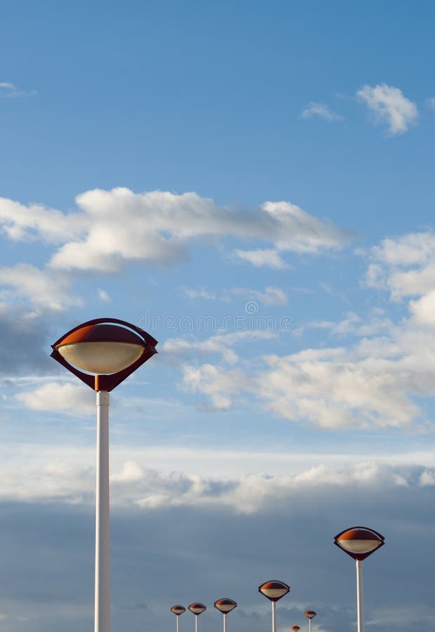 Modern streetlights stock photo. Image of elegant, abstract - 29133812