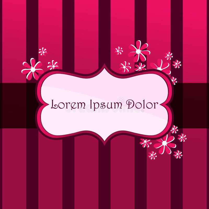 Modern, Striped Label Illustration Stock Vector - Illustration of coat ...