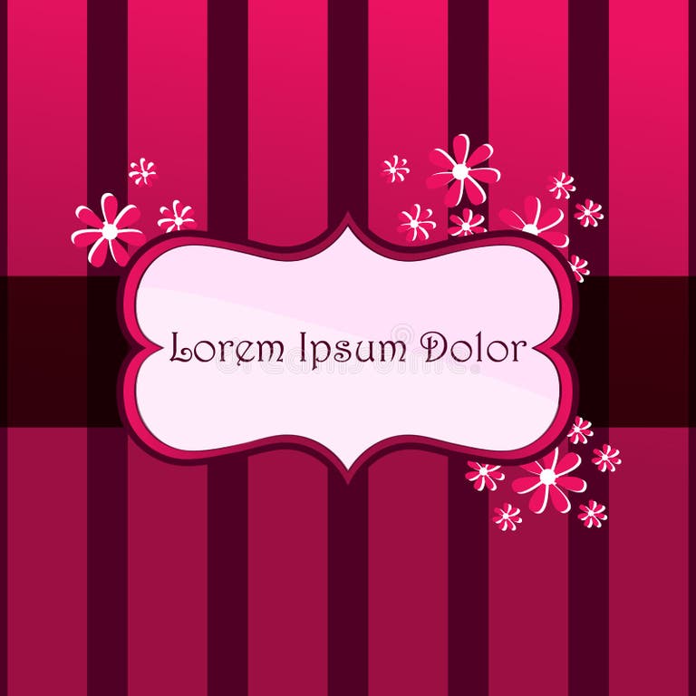 Modern, Striped Label Illustration Stock Vector - Illustration of coat ...