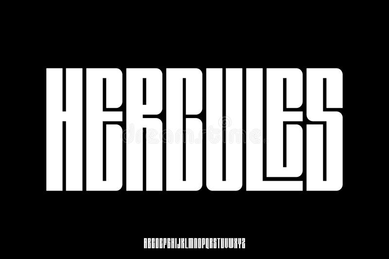 Hercules Typeface Stock Illustrations – 2 Hercules Typeface Stock ...