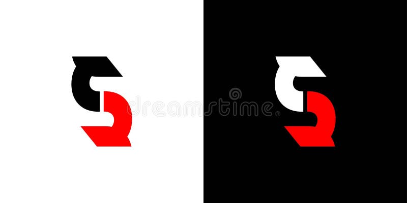 .Modern and Strong S Logo Design Stock Vector - Illustration of ...
