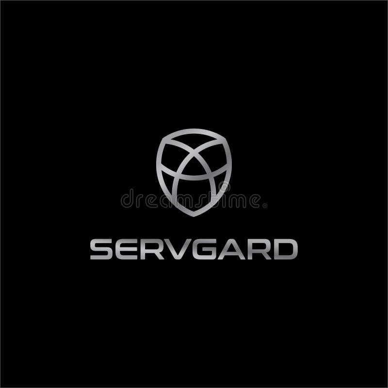 Modern and Strong Shield Logo Design Stock Vector - Illustration of ...