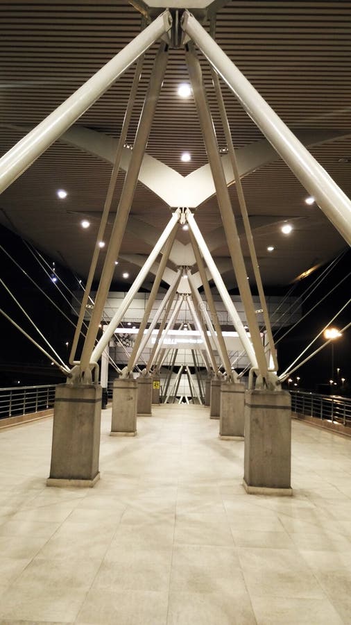 Modern structure corridor stock image. Image of floor - 64143407