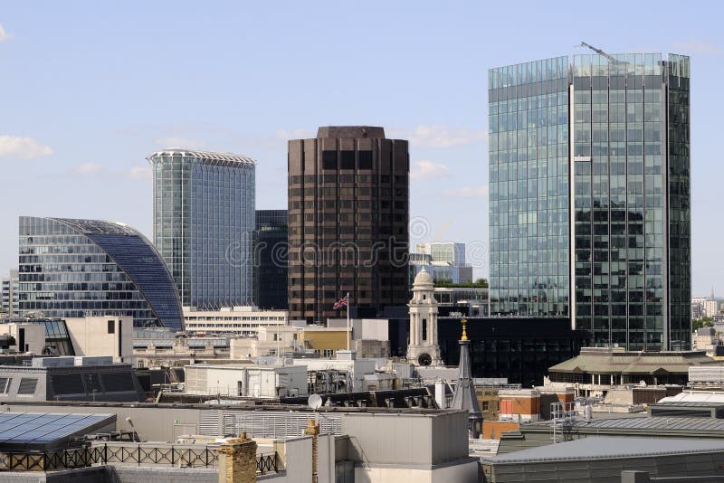 Modern Structures in London UK Europe Stock Image - Image of details ...