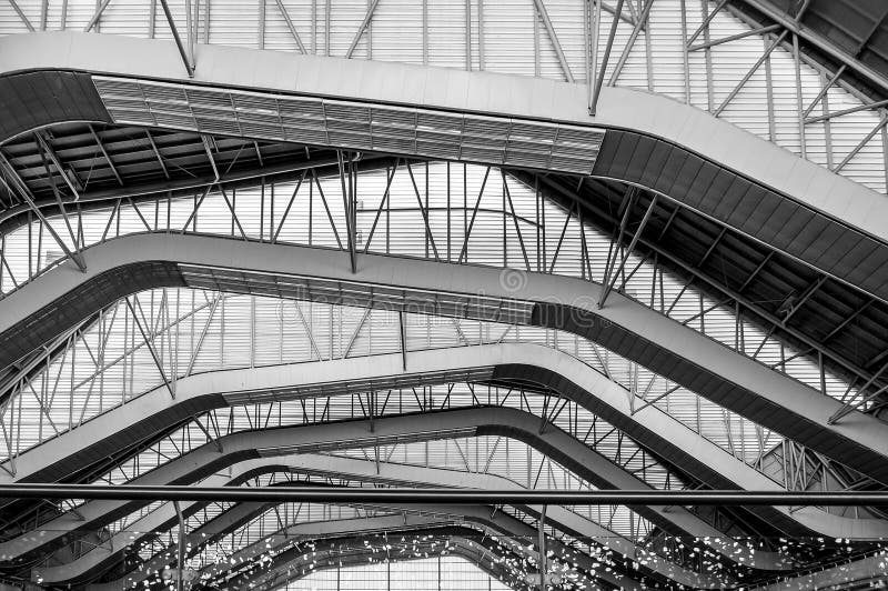 Modern Structures and Materials for Safety. Stock Image - Image of ...