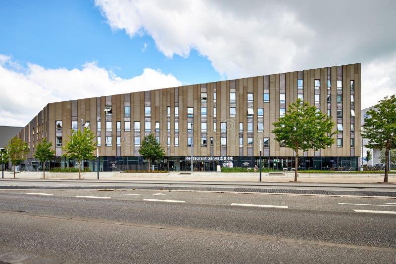 A Modern Student Condo Building in Denmark Stock Photo - Image of ...