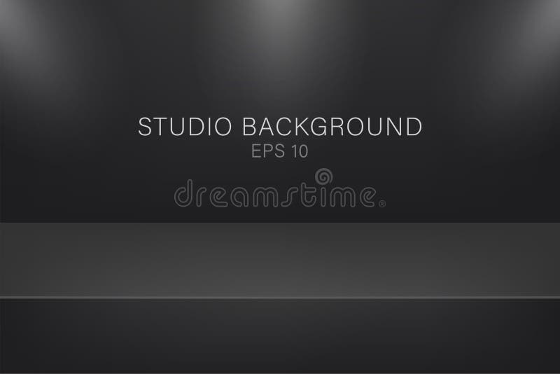 Modern Studio Background, Great Design for Any Purposes. Vector Black ...