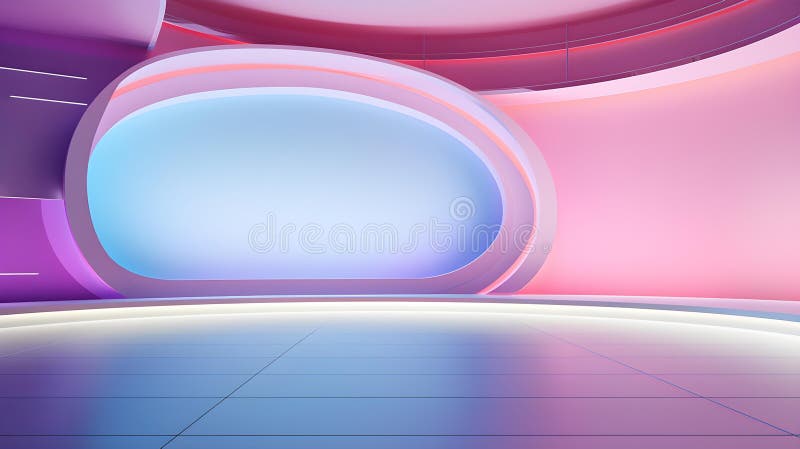 Modern Studio Background in Multiple Colors. Elegant Room for Product ...