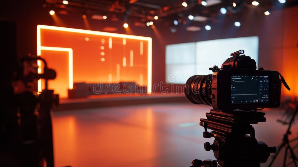 Modern Studio Interior with Soft Diffused Lighting and Equipment Stock ...