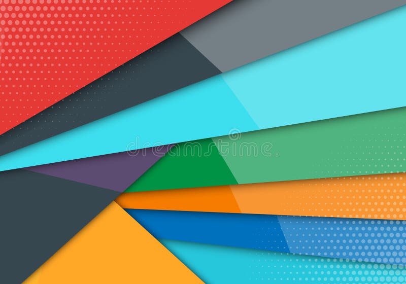 Modern Style Abstraction with Composition Made of Various Line Shapes ...