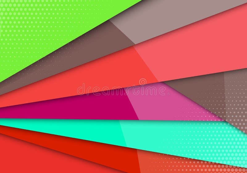 Modern Style Abstraction with Composition Made of Various Line Shapes ...