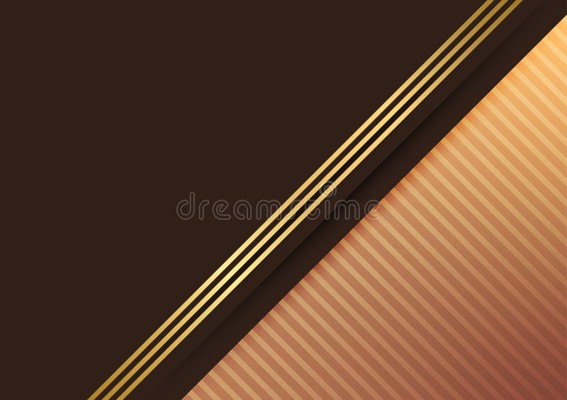 Modern Style Banner Gold Line Pattern Presentation Premium Background ...