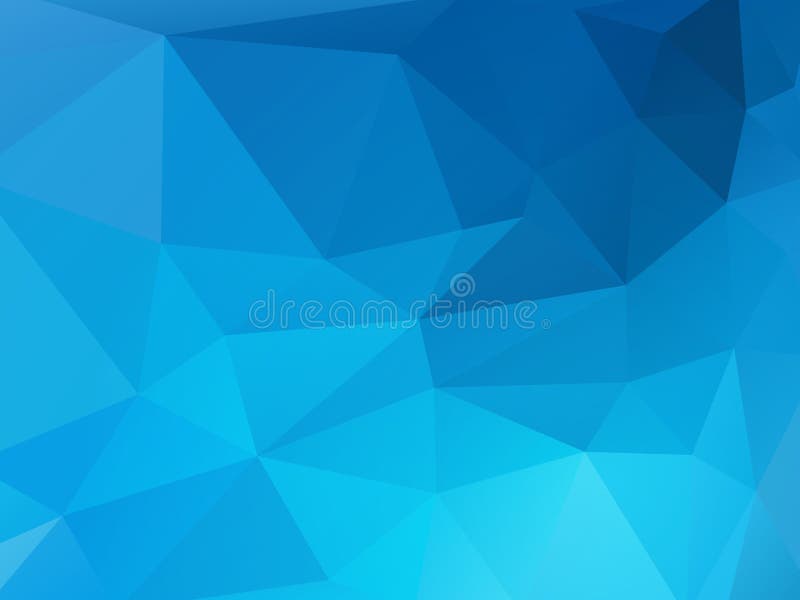 Blue Abstract Background of Triangular. Seamless Geometric Texture ...