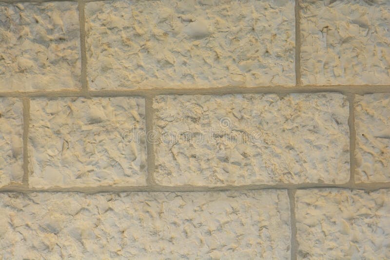 A Modern Style Bricks Wall, in the City of Jerusalem, Israel Stock ...