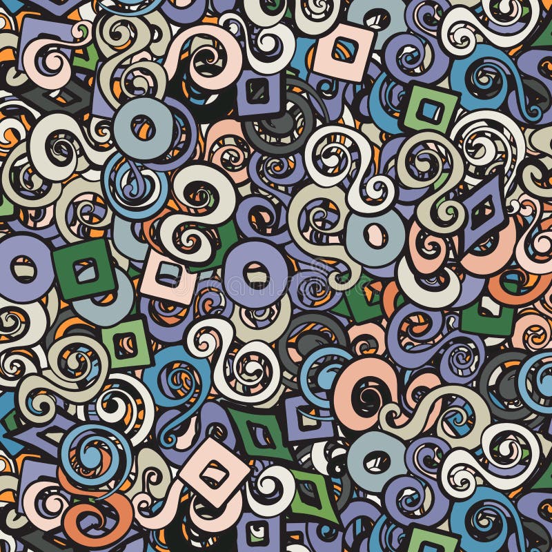 Modern Style Chaotic Colorful Background Stock Vector - Illustration of ...