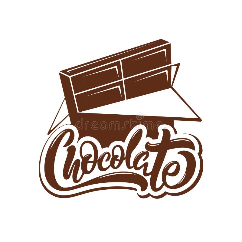 Chocolate Logo Design Vector Illustration, Creative Chocolate Logo ...