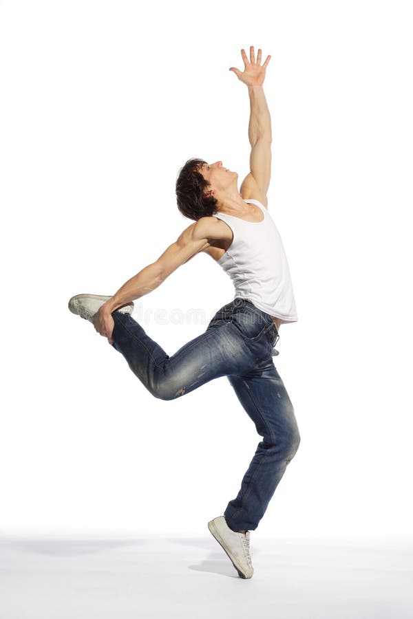 Modern style dancer stock image. Image of skill, flexibility - 7657223