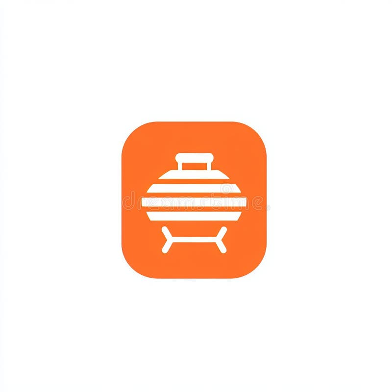 Modern Style Electric Grill Equipped with Symbols Indicating Different ...