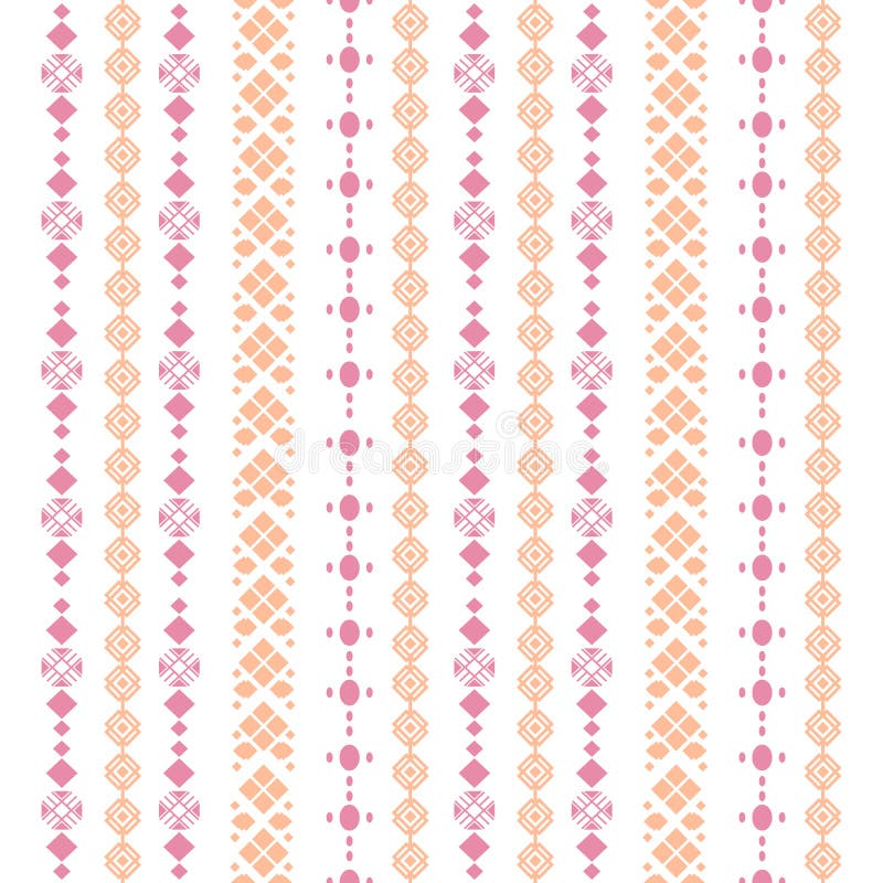 Modern Style of Embroidery Pattern for Cafe Design Stock Vector ...