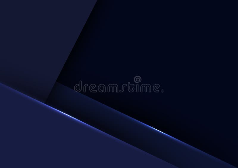 Modern Style Frame Presentation Dark Blue Line Background Stock Vector ...