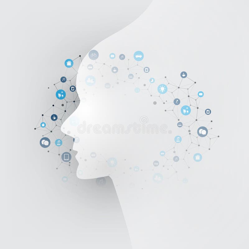 Modern Style Futuristic Machine Learning, Artificial Intelligence ...