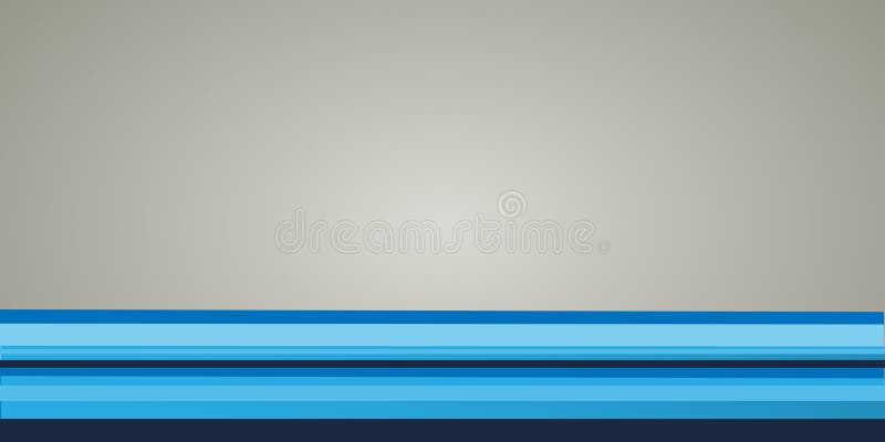 Modern Style Horizontal Lines Pattern, Grey and Blue Colored Banner ...