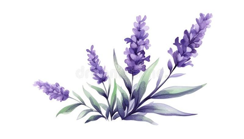 Lavender Sprig Stock Illustrations – 430 Lavender Sprig Stock ...